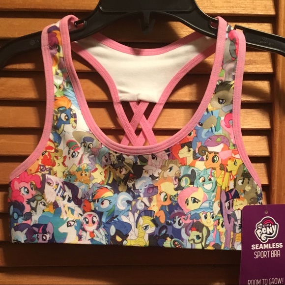Hasbro | Accessories | My Little Pony Seamless Sports Bra | Poshmark